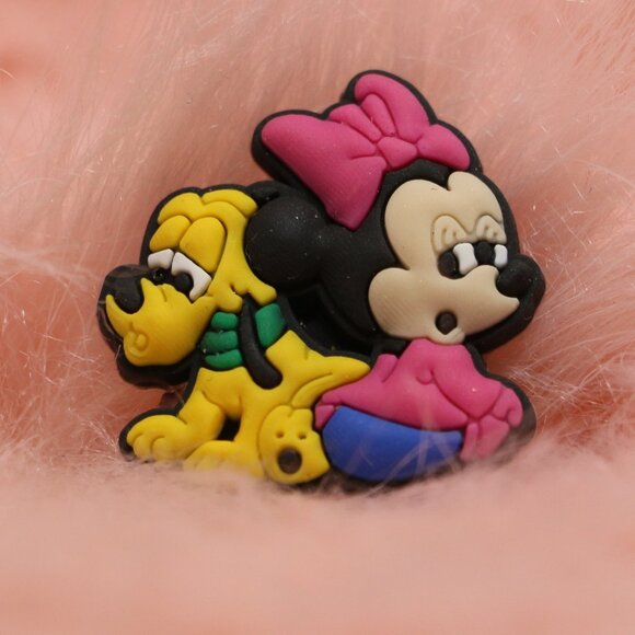 Accessories | Baby Minnie And Pluto Croc Charm | Poshmark